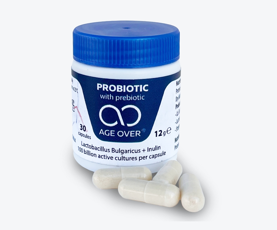 Probiotic 100 Billion Bacteria with Prebiotic - age over